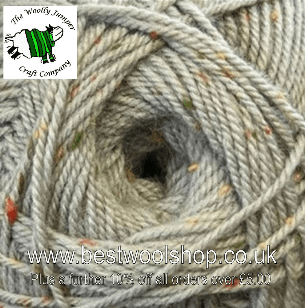 DAT45 JAMES C BRETT RUSTIC WITH WOOL ARAN KNITTING YARN 400G