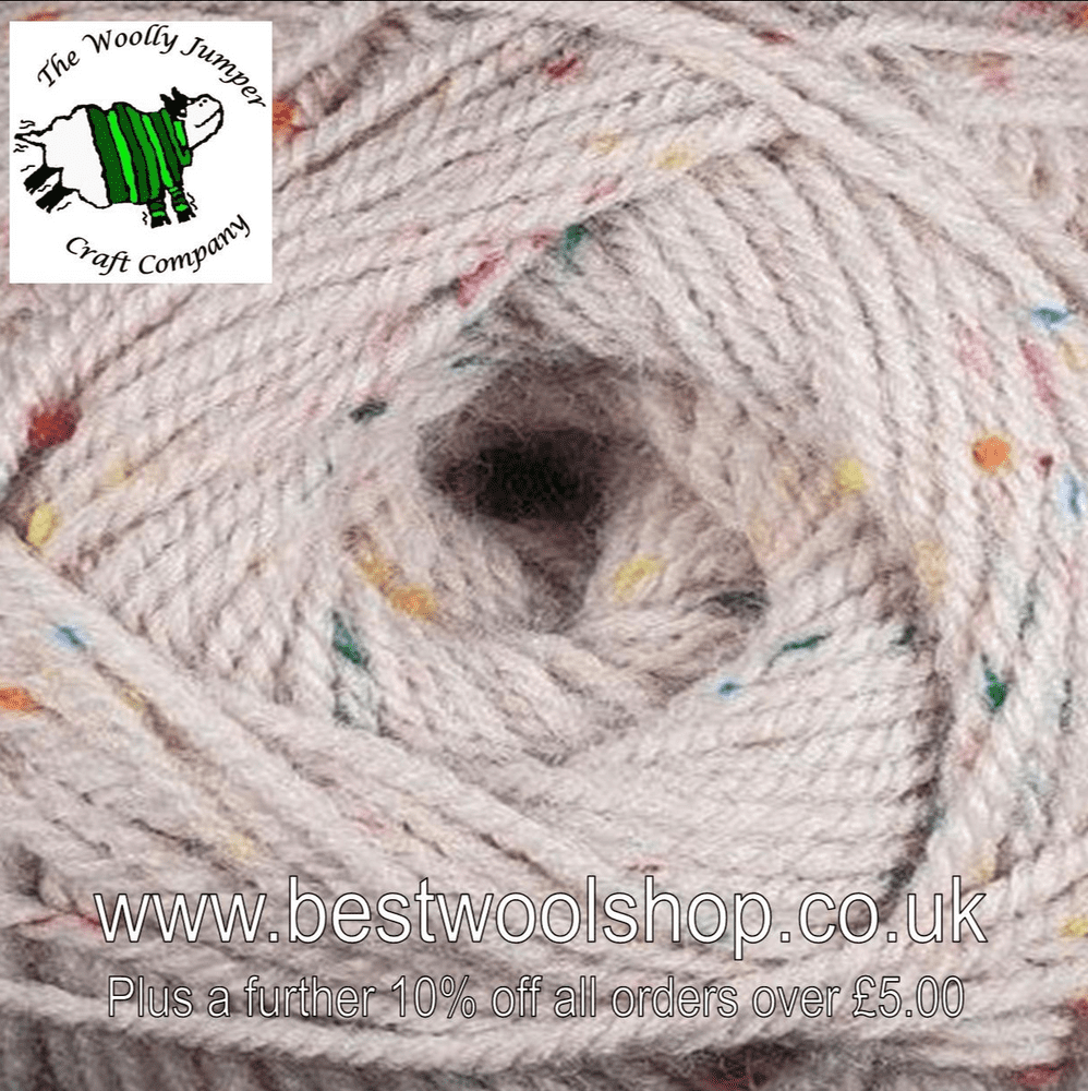 DAT46 JAMES C BRETT RUSTIC WITH WOOL ARAN KNITTING YARN 400G