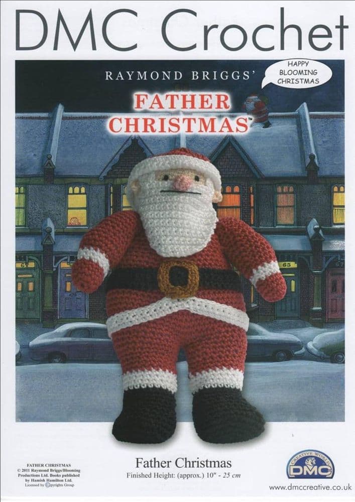 DMC 115006L/64 - FATHER CHRISTMAS CROCHET PATTERN - FINISHED HEIGHT ...