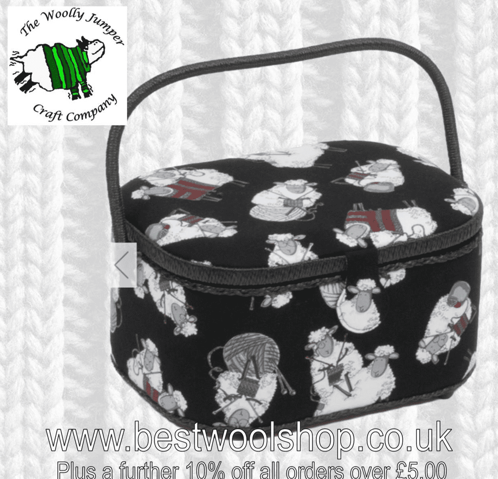 GROVES & BANKS SHEEP OVAL SEWING BOX