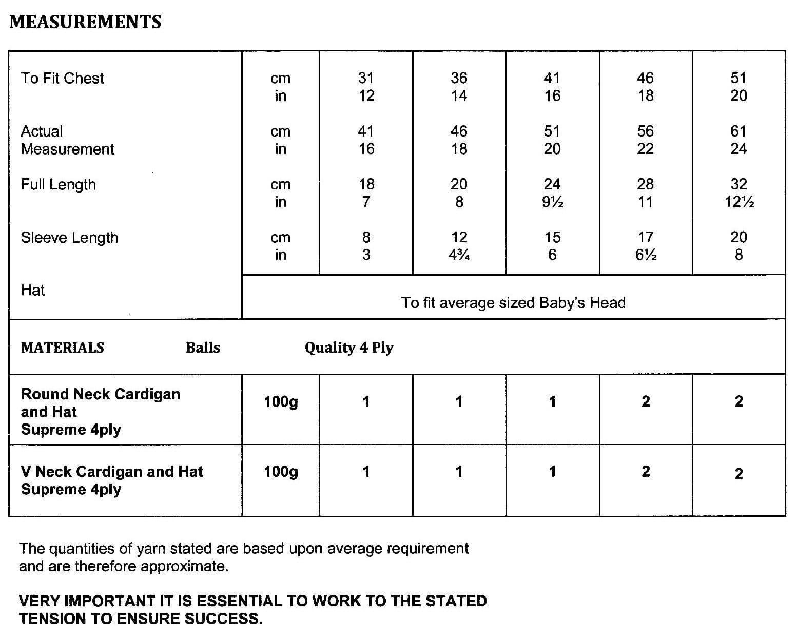 JB125 JAMES C BRETT 4 PLY CABLED CARDIGAN & HAT KNITTING PATTERN 12"- 20"