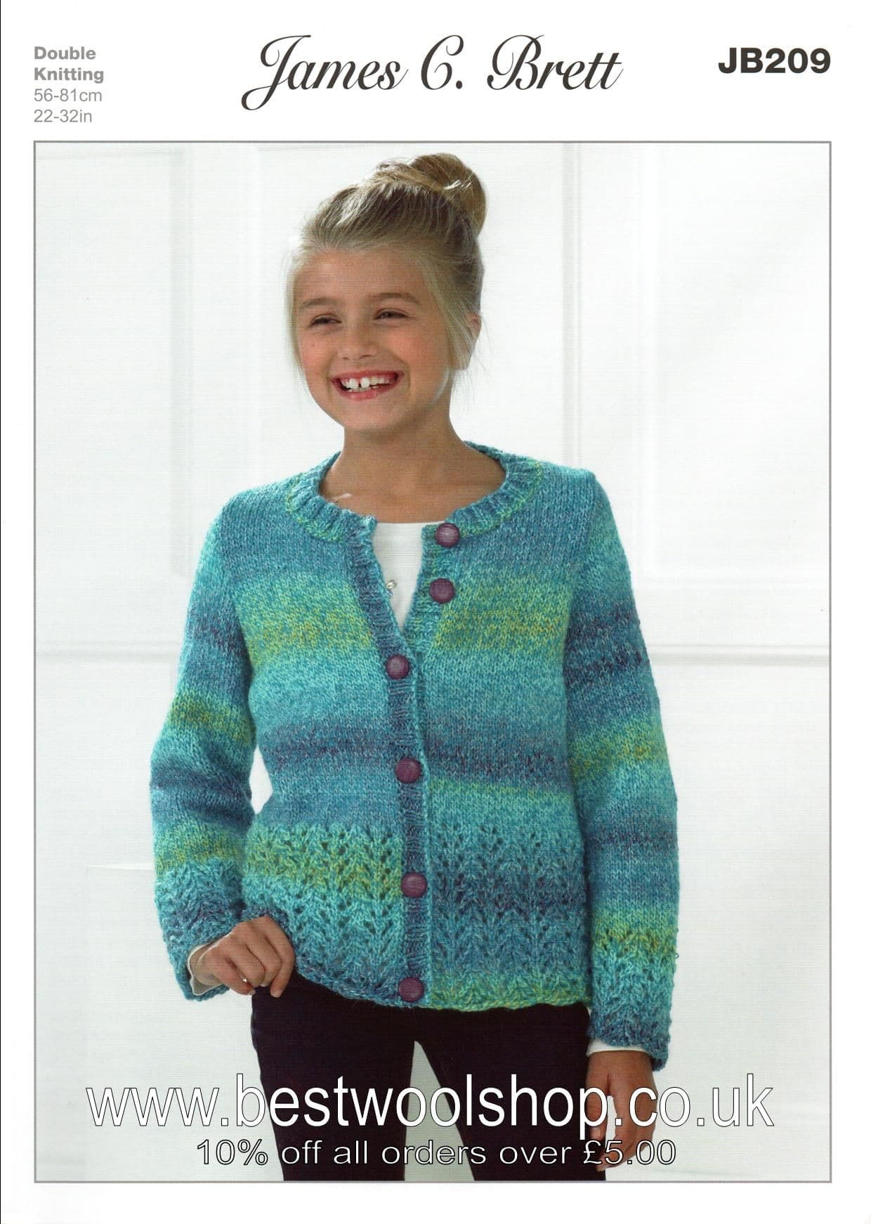James Brett Knitting Patterns James Brett Cardigan Knitting Pattern