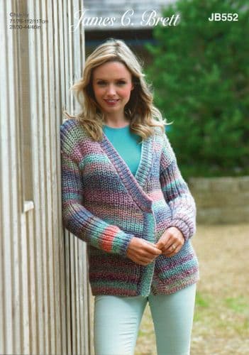 JAMES C BRETT MARBLE CHUNKY YARN & PATTERNS