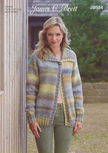 JAMES C BRETT MARBLE CHUNKY YARN & PATTERNS