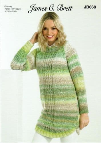 JAMES C BRETT MARBLE CHUNKY YARN & PATTERNS