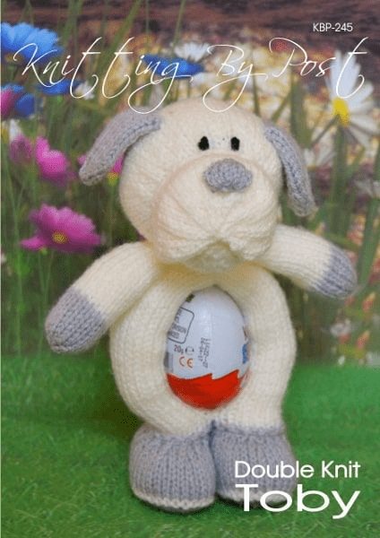 KBP-245 KNITTING BY POST DOUBLE KNIT TOBY KNITTING PATTERN