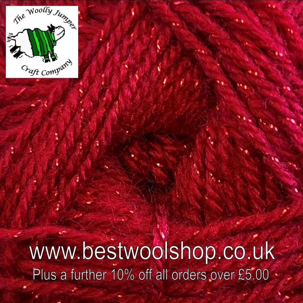 TK20 JAMES C BRETT TWINKLE DK KNITTING YARN RUBY RED