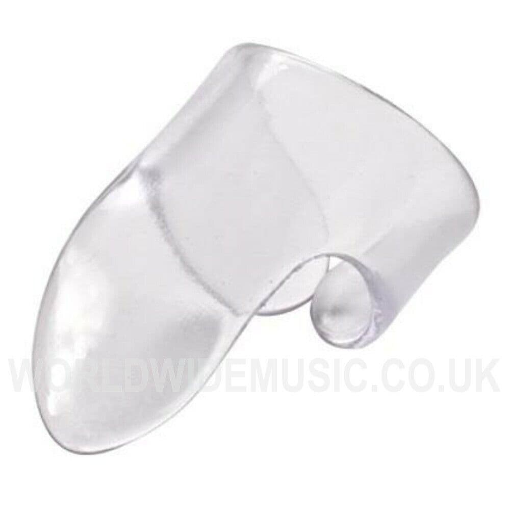 Dunlop 9033R Large Clear plastic Finger Picks - Pack of 6 Picks