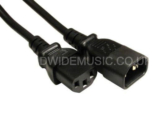 IEC-IEC Hot Cold Extension Lead Cable 5 metres long