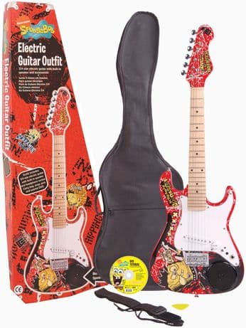 SpongeBob Squarepants 3/4 Size Electric Guitar Outfit