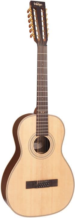 VINTAGE VE8000PB-12 Paul Brett Signature 12 String Acoustic Guitar