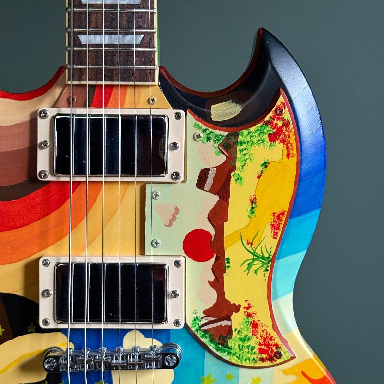 Vintage VS6 MRF Limited Edition Clapton s THE FOOL SG Electric Guitar V ...