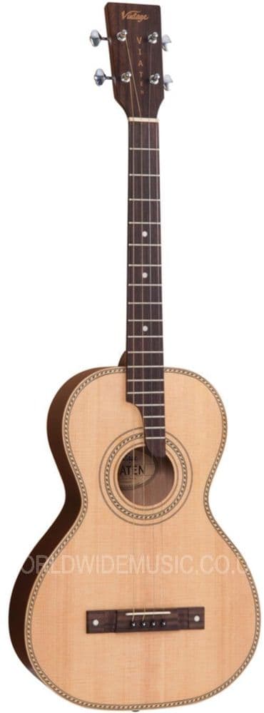 VINTAGE VTE800N Paul Brett Signature Series Viaten Tenor Guitar