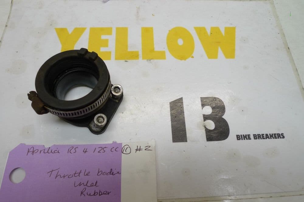 APRILIA RS4 125 BREAKING THROTTLE BODY INLET RUBBER 2 LOC-C