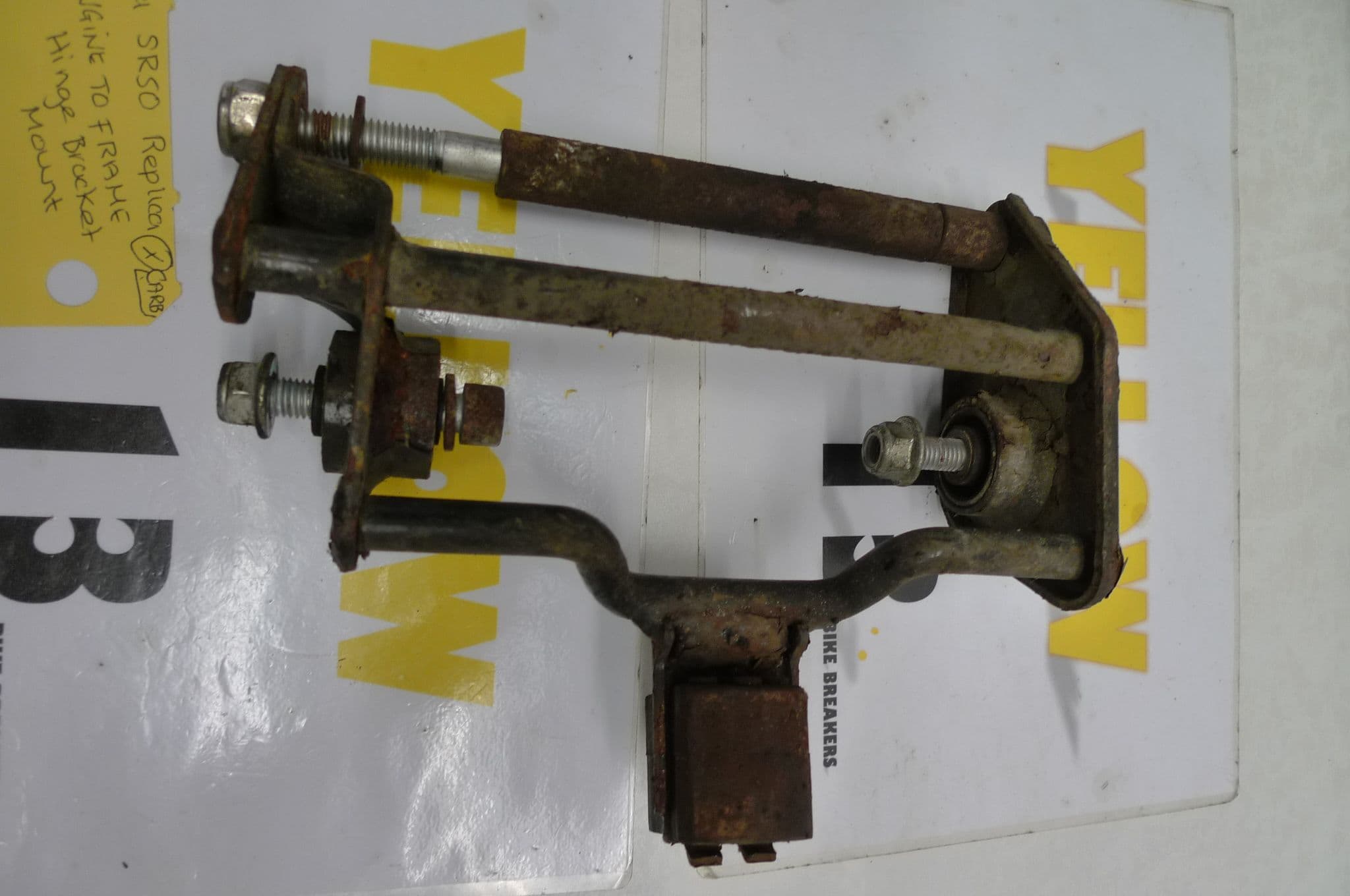 APRILIA SR50 REPLICA ENGINE TO FRAME HINGE BRACKET MOUNT 1 LOC-A