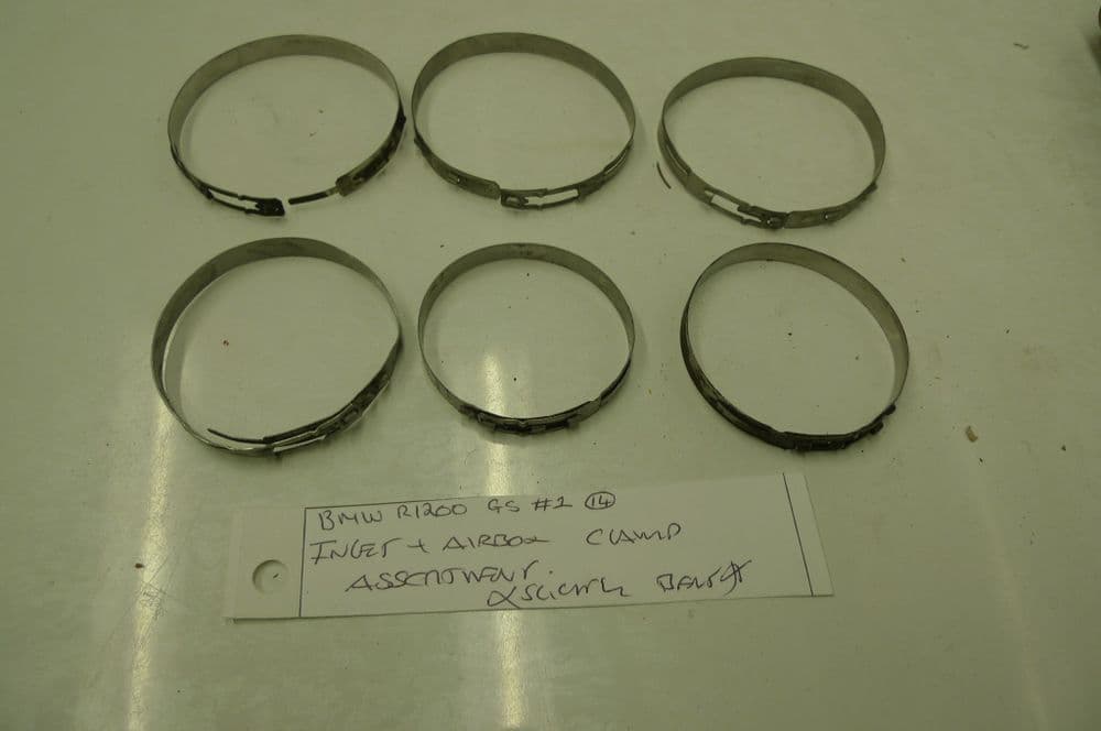 BMW R1200GS ADVENTURE INLET AIRBOX CLAMP ASSORTMENT 1 LOC-C