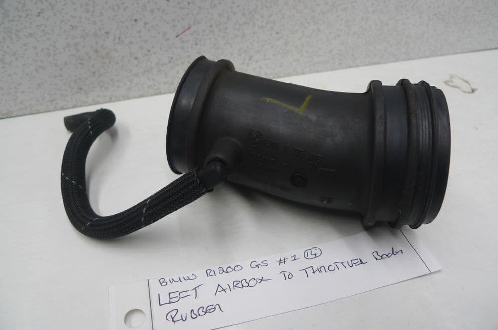 BMW R1200GS ADVENTURE LEFT AIRBOX TO THROTTLE BODY RUBBER 1 LOC-C