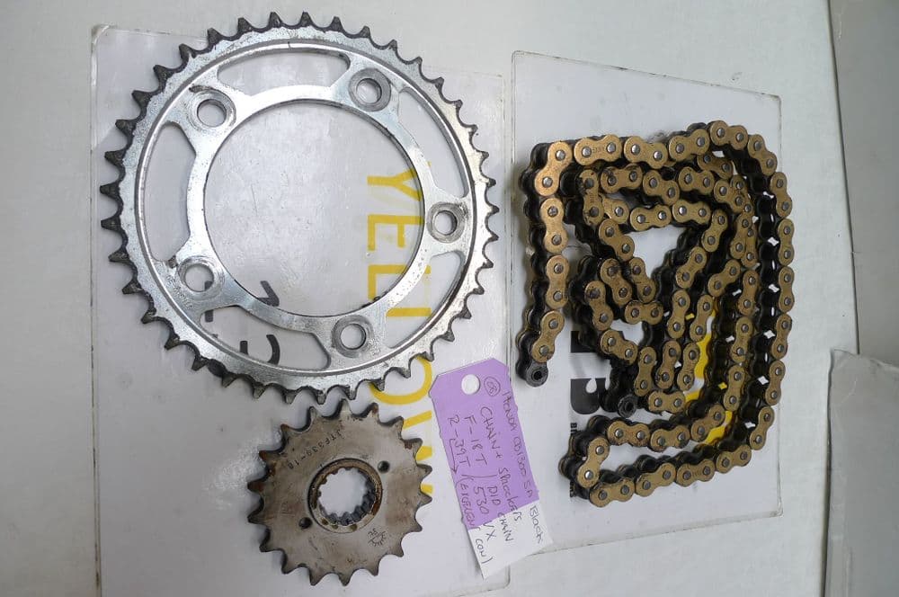 HONDA CB1300 BREAKING CHAIN & SPROCKETS DID 530 VX LOC-C