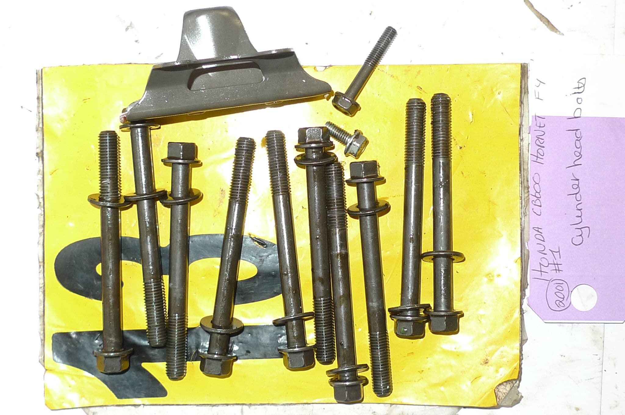 HONDA CB600 HORNET SY CYLINDER HEAD BOLTS 1 CON-B