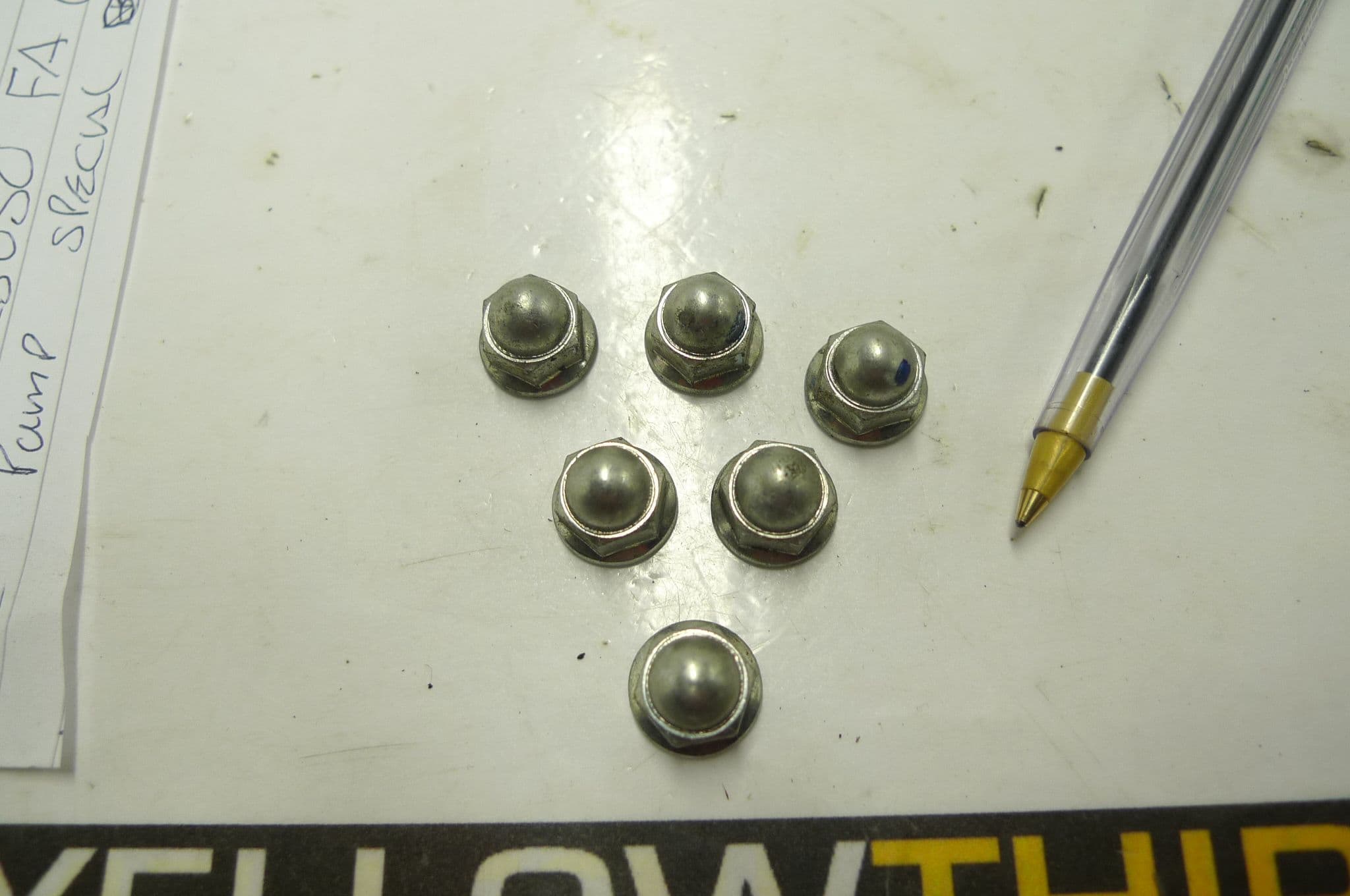 HONDA CB650 F FUEL PUMP SPECIAL NUTS x6 LOC-F