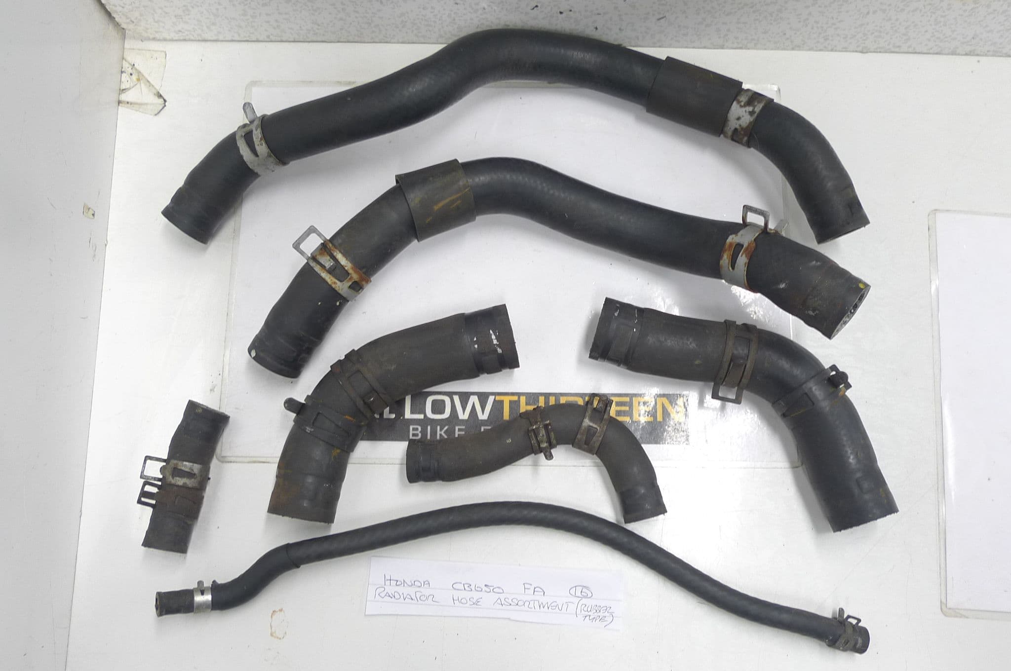HONDA CB650 F RADIATOR RADIATOR HOSE ASSORTMENT RUBBER TYPE LOC-F