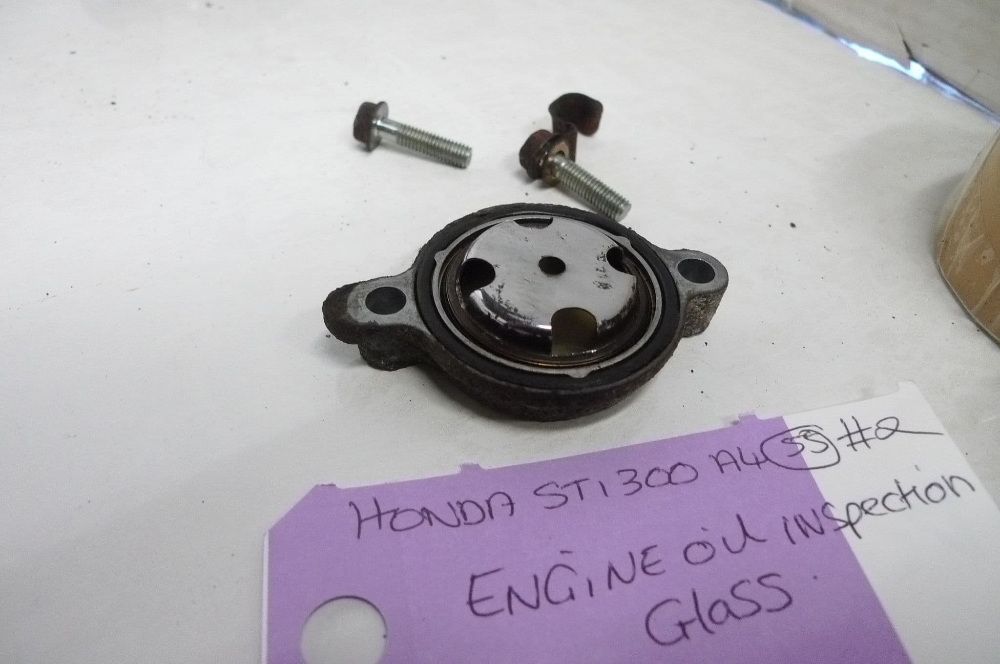 HONDA ST1300 A4 PAN EUROPEAN ENGINE OIL INSPECTION GLASS 2 67-B