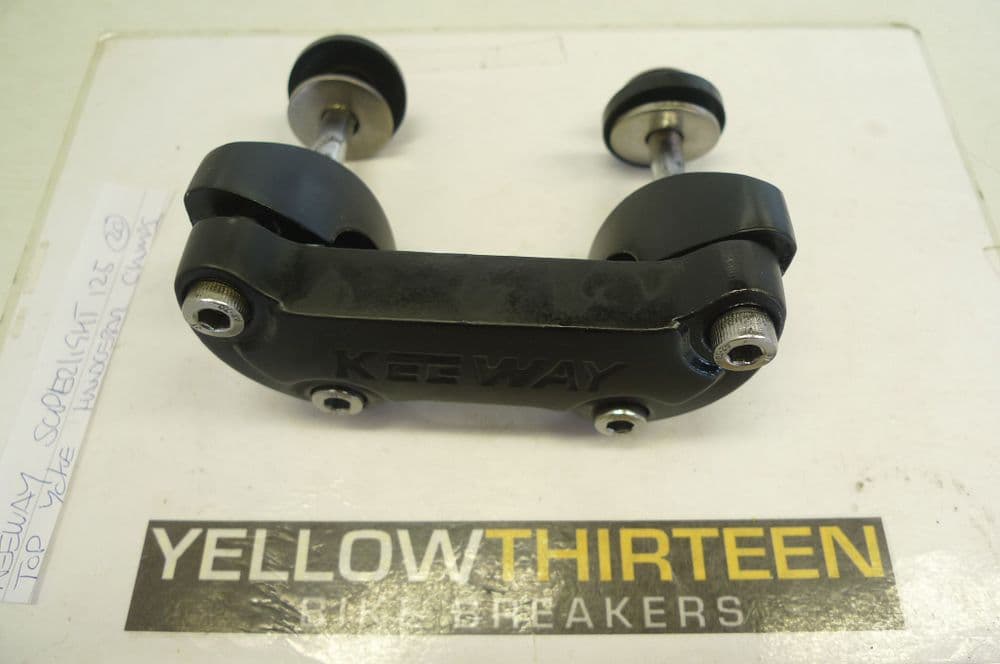 KEEWAY SUPERLIGHT 125 TOP YOKE 25mm HANDLEBAR CLAMPS LOC-A