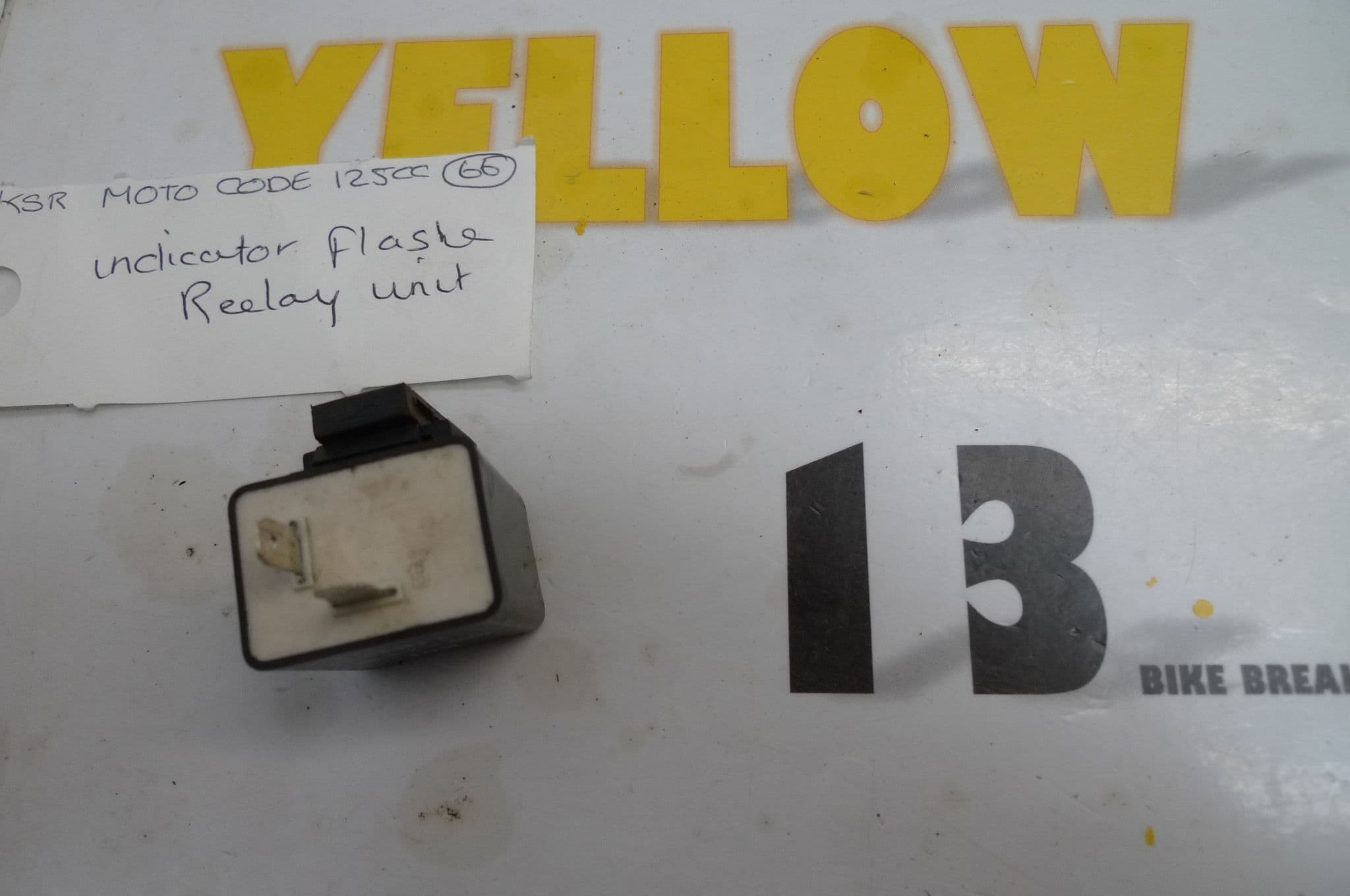 KSR MOTO CODE 125cc BREAKING INDICATOR FLASHER RELAY UNIT LOC-C
