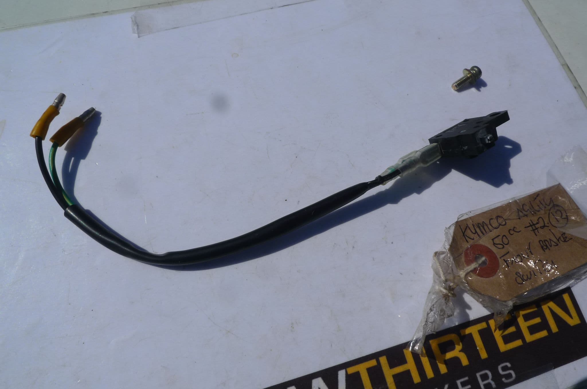 KYMCO AGILITY 50 FRONT BRAKE SWITCH AND LOOM 2 LOC-A