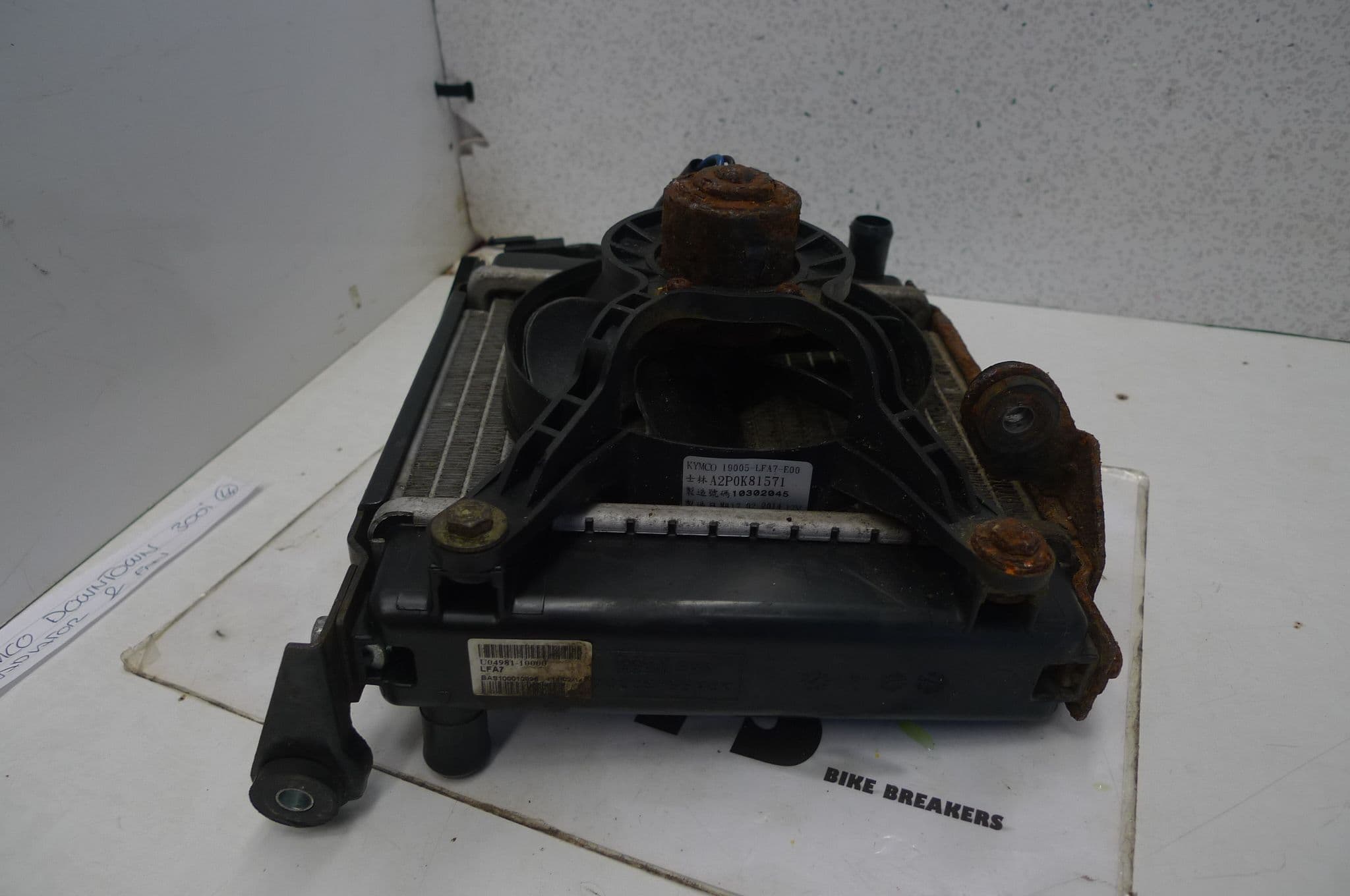 KYMCO DOWNTOWN 300 BREAKING RADIATOR LFA7 & FAN LFA7 LOC-C