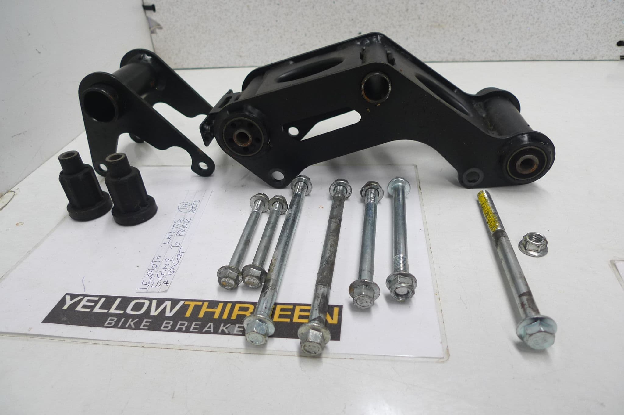 LEXMOTO LXR125 ENGINE TO FRAME BOLTS & BRACKETS LOC-A