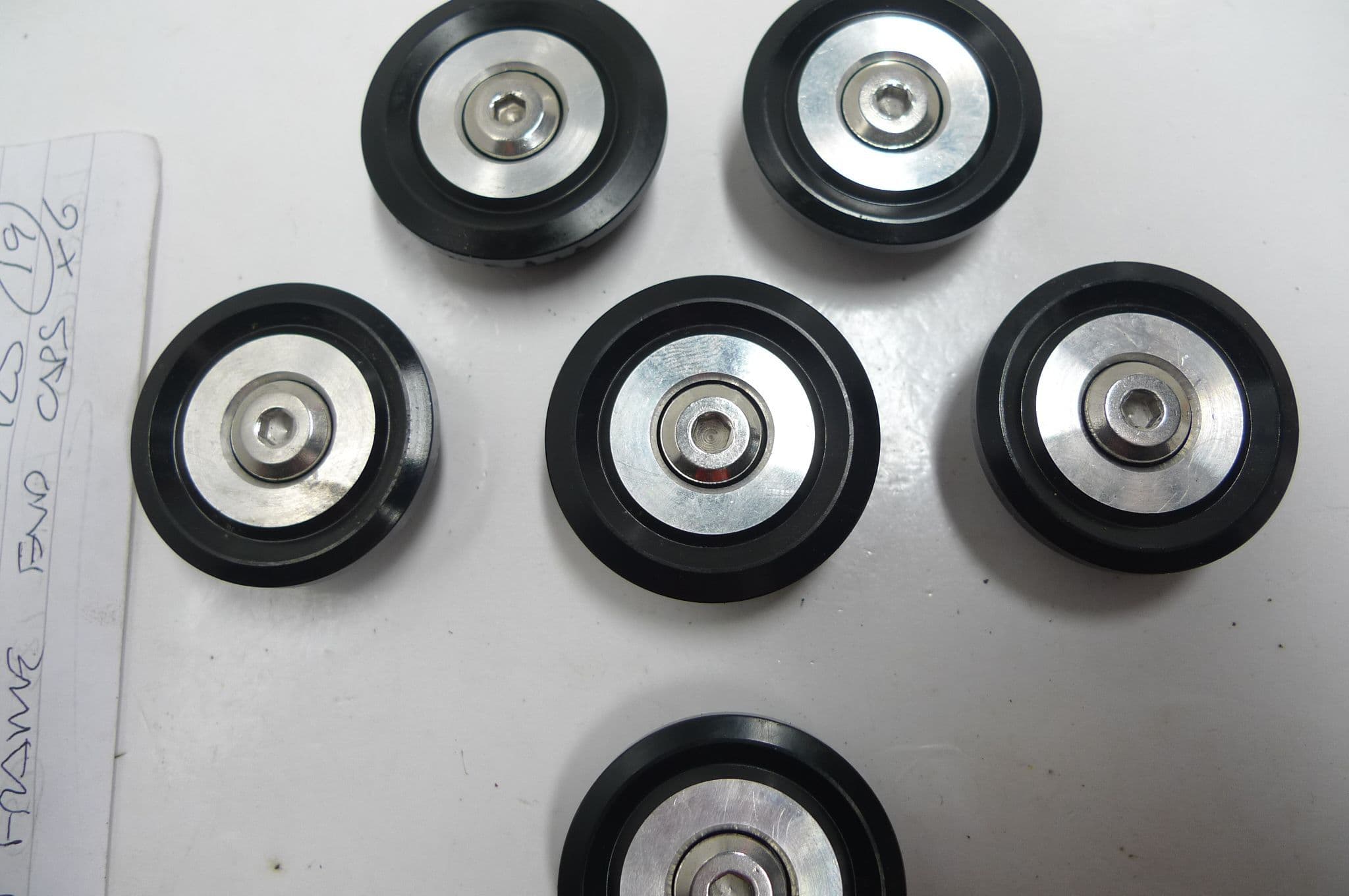 LEXMOTO LXR125 MAIN FRAME END CAPS x6 LOC-A