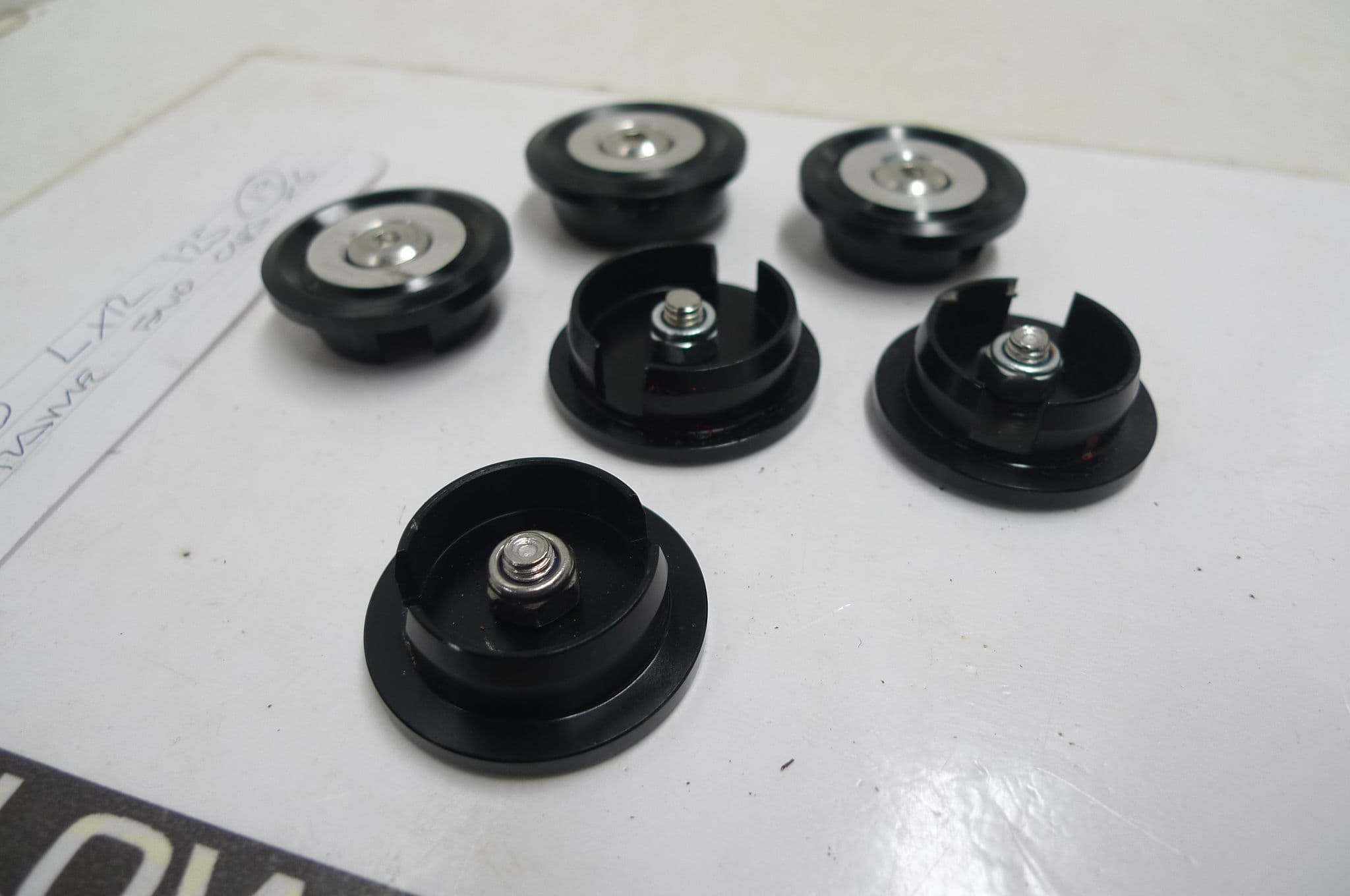 LEXMOTO LXR125 MAIN FRAME END CAPS x6 LOC-A