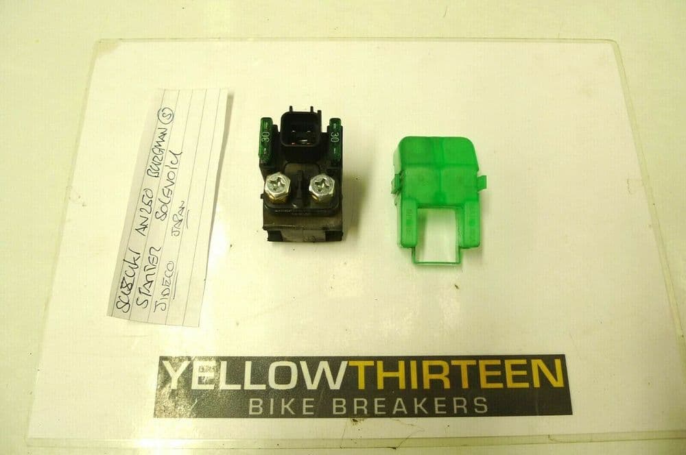 SUZUKI AN250 BURGMAN BREAKING STARTER MOTOR SOLENOID JIDECO JAPAN LOC-A