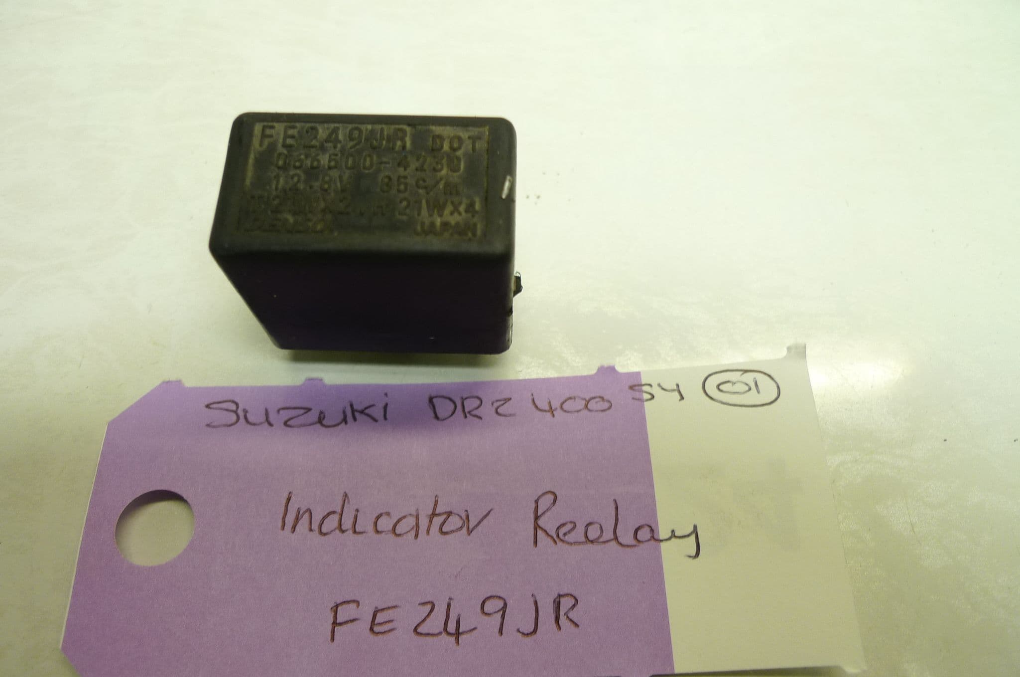 SUZUKI DRZ400 SY INDICATOR RELAY FE249JR CON-B
