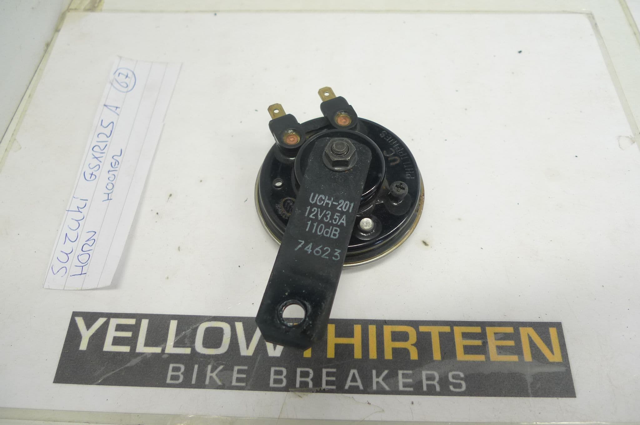 SUZUKI GSX-R125 GSX-R 125 BREAKING HORN HOOTER LOC-A WEB-STOCK