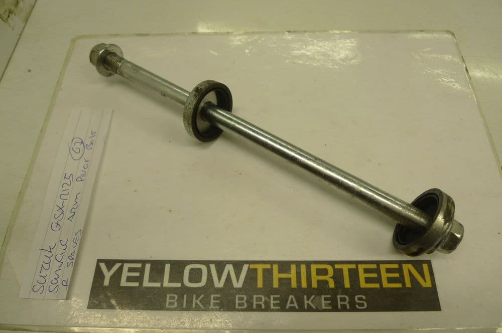 SUZUKI GSX-R125 GSX-R 125 REAR SWINGING ARM PIVOT BOLT & SPACERS LOC-A