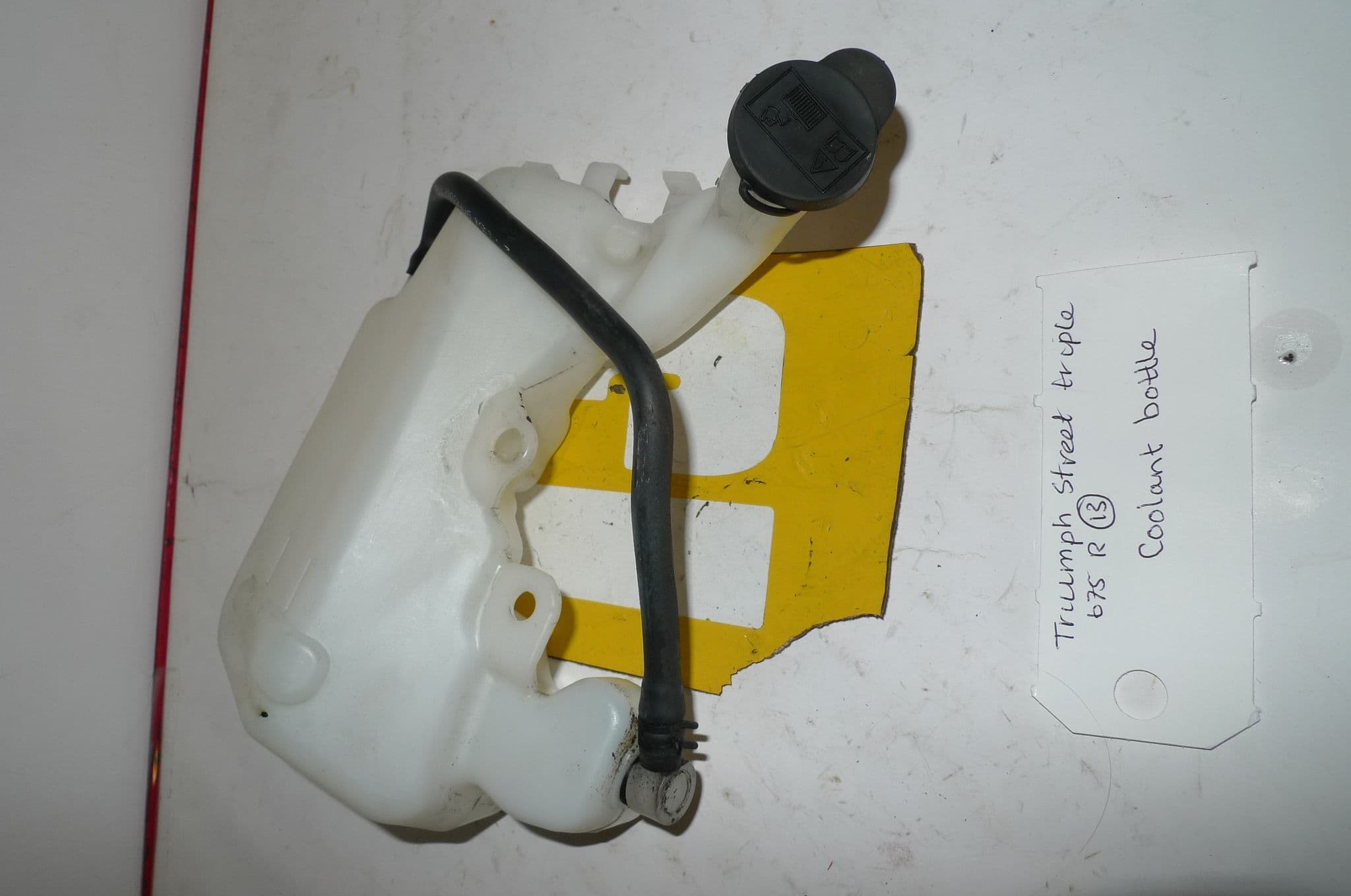 TRIUMPH STREET TRIPLE R 675 COOLANT BOTTLE CON-B