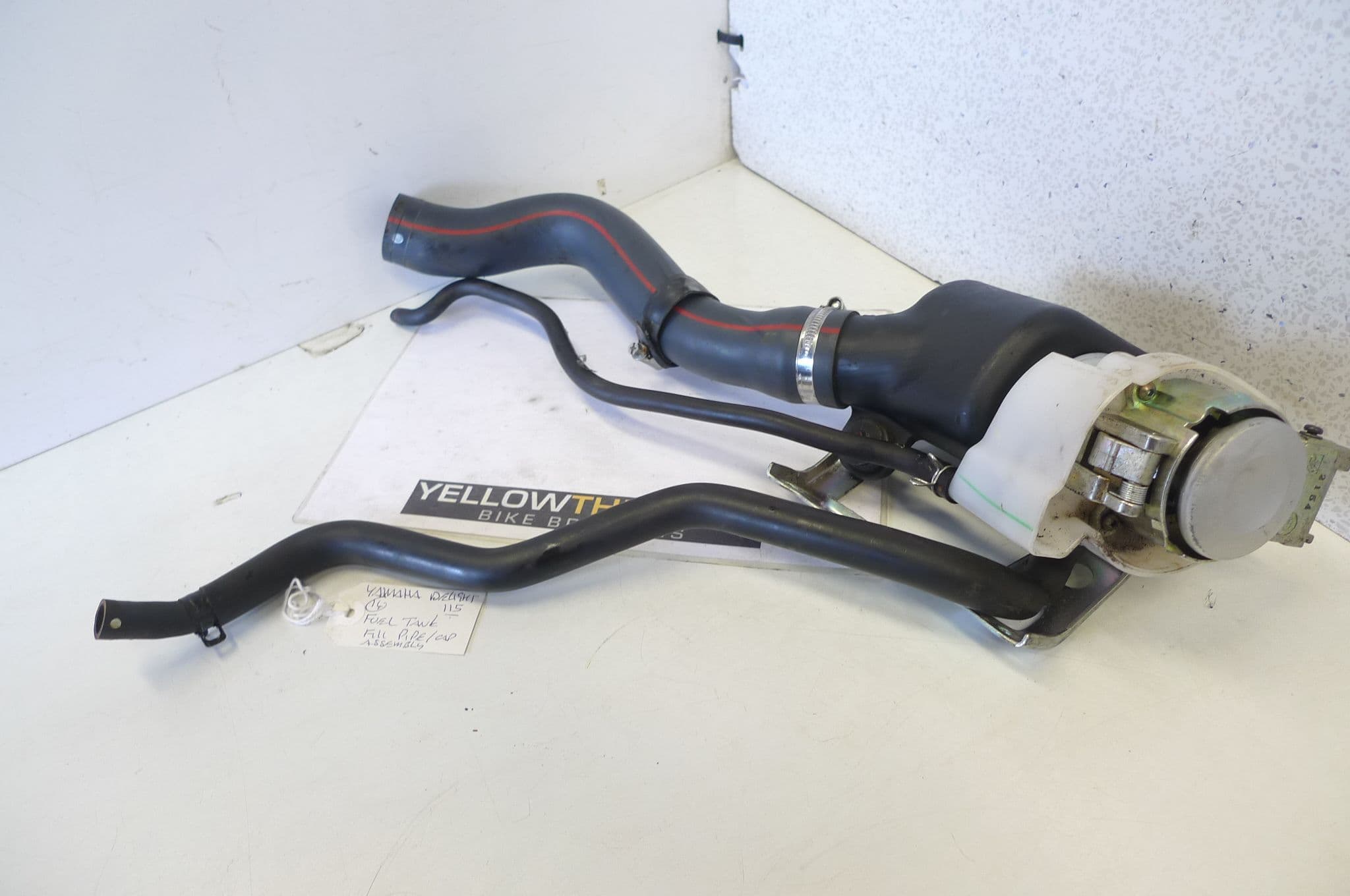 YAMAHA DELIGHT 115 FUEL TANK FILL PIPE & CAP ASSEMBLY LOC-A