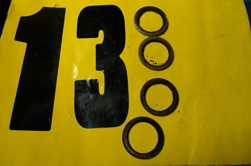 YAMAHA YZF600 THUNDERCAT BREAKING EXHAUST HEADER GASKETS 2& x28;LOC-C& x29;